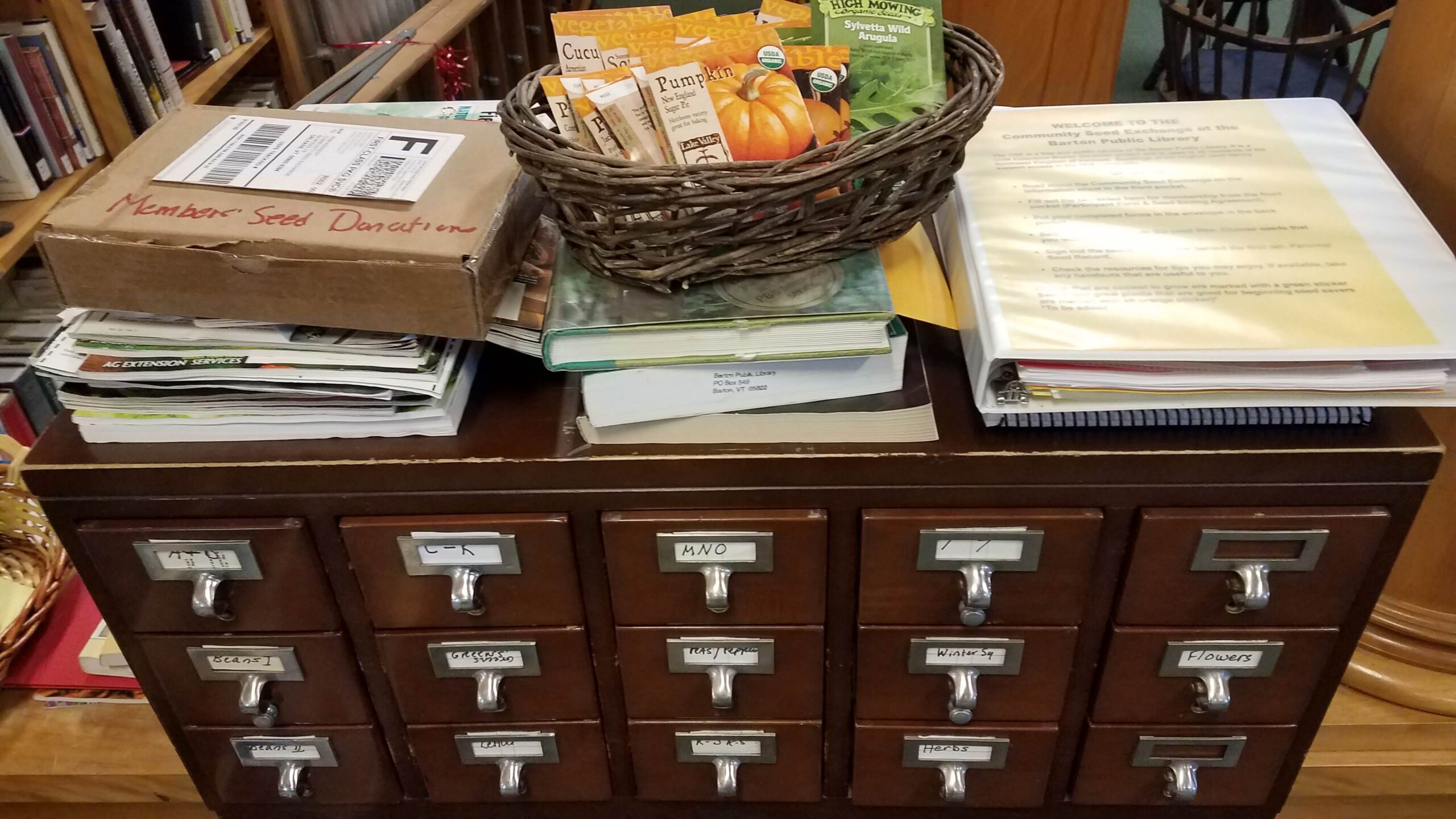 Sowing Seed Libraries Into Our Community Fabric - Vermont Garden Network